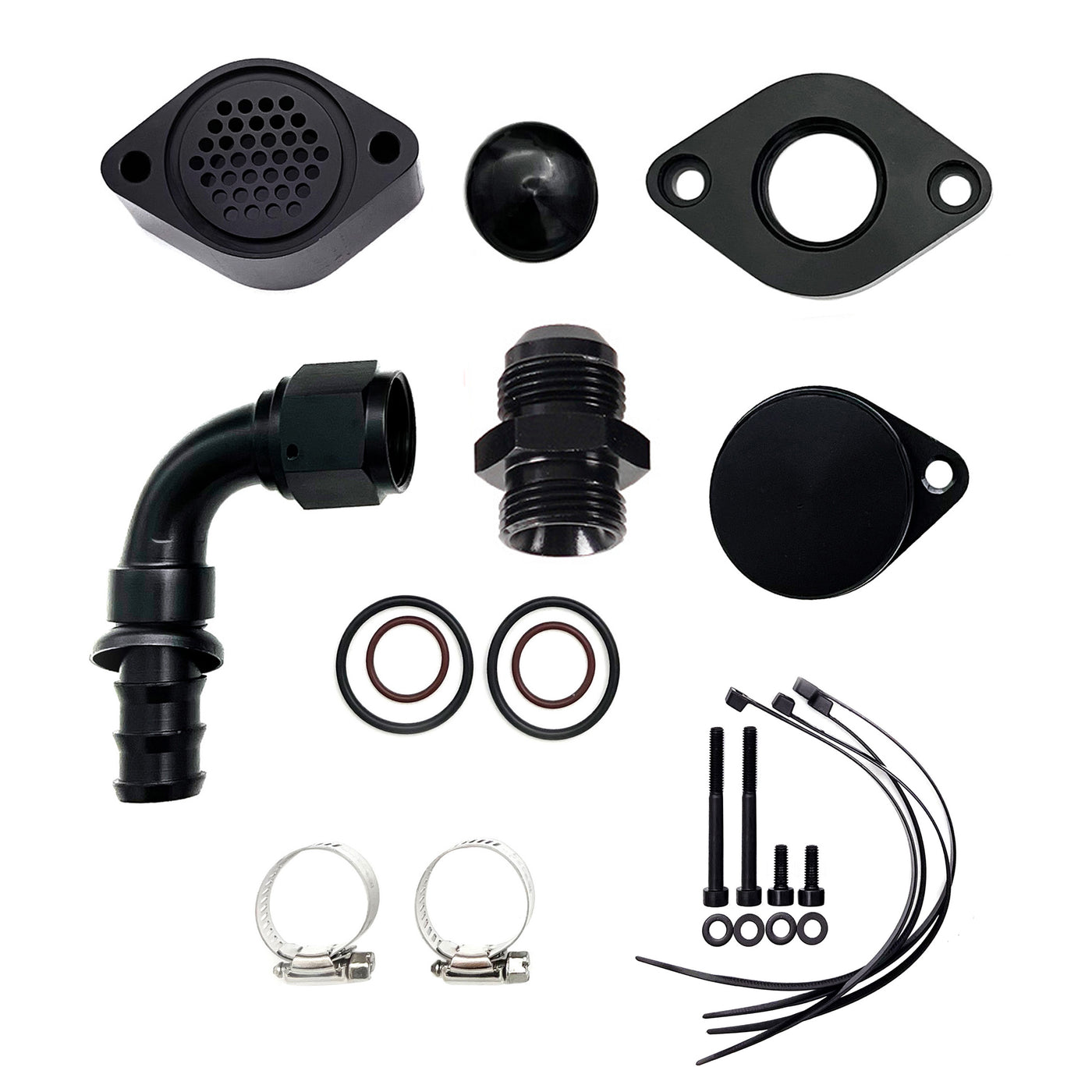CCV/PCV Reroute/Delete Engine Ventilation Kit for 2011-2023 6.7L ...