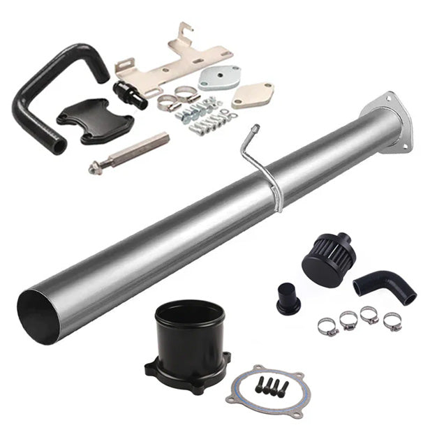 TruckTok 2010-2012 6.7L Dodge Ram Cummins 4" Exhaust DPF Race Pipe & T