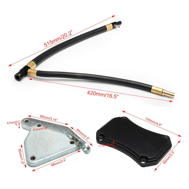 TruckTok 2011-2016 6.6L Chevy Duramax LML CCV PCV ReRoute & EGR Valve