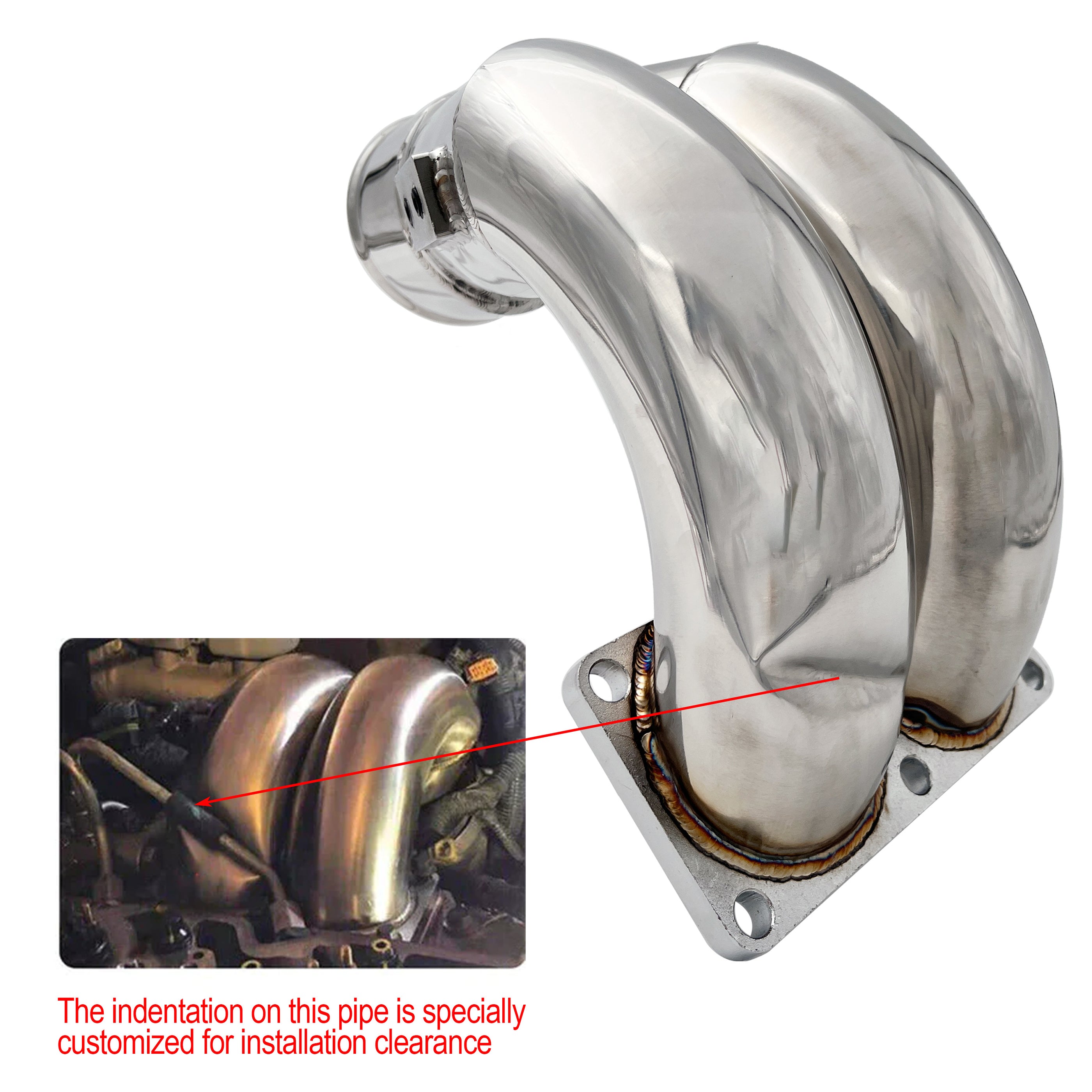 2007-2018 6.7L RAM Cummins 3.5inch Intake Manifold Elbow Tube Horn ...