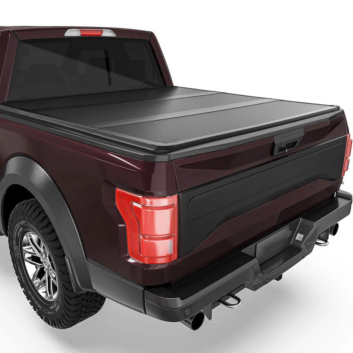 1999-2025 Ford F250 F350 Super Duty 6.8FT Hard Tri-Fold Tonneau Cover ...