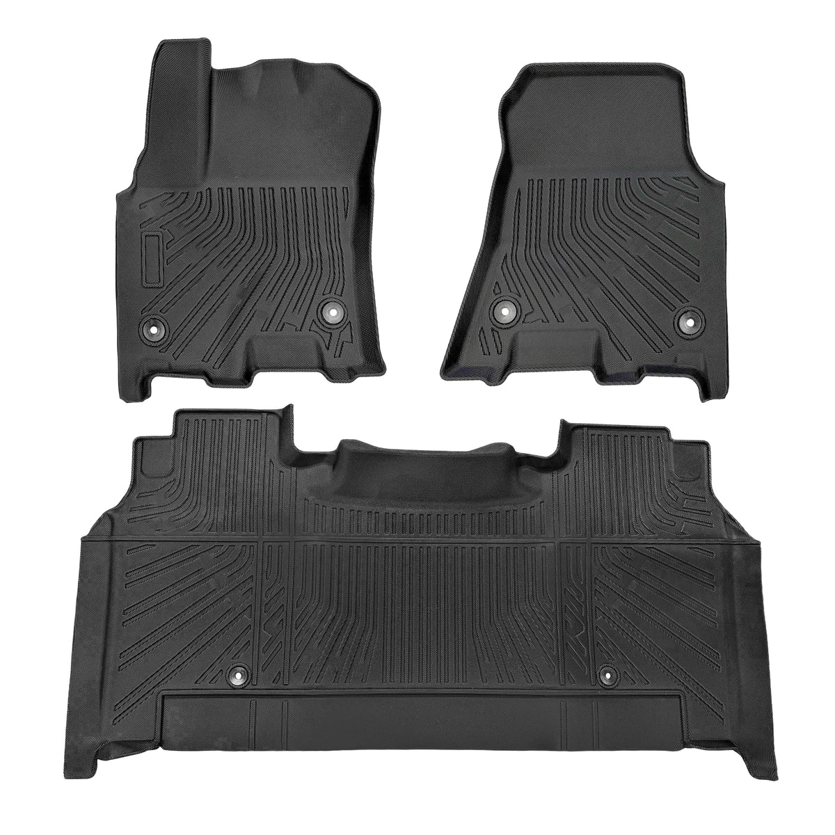 2025-2026 Dodge Ram 1500 Crew Cab All-Weather TPE Floor Mats | Trucktok