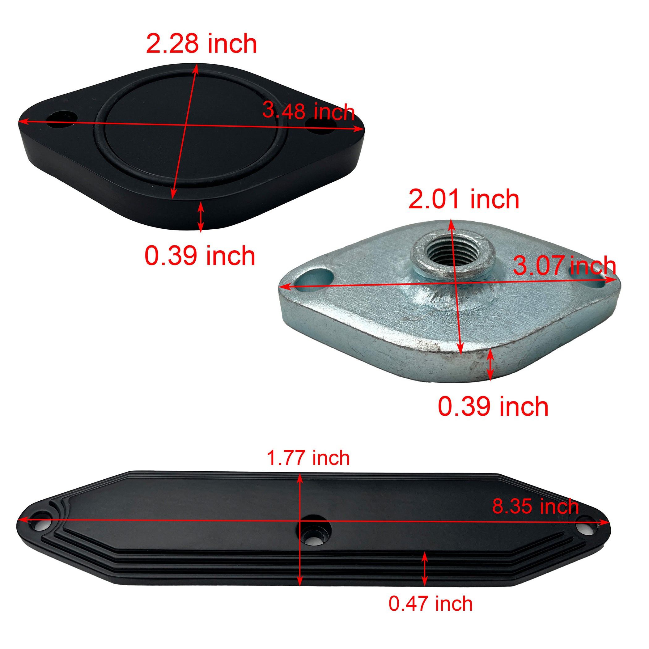 2011-2023 6.7L Ford 4'' Cat & DPF Delete Pipe Exhaust & EGR Cooler ...