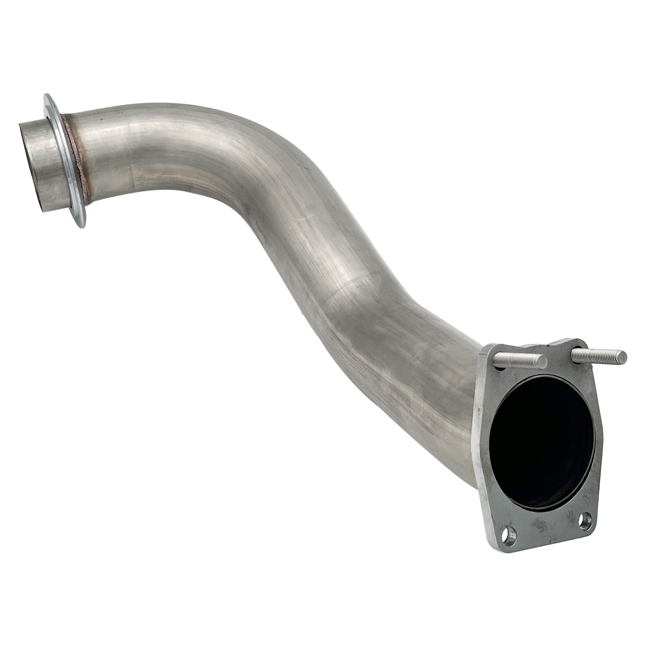 2017-2019 6.6L Duramax L5P 4" DPF Delete pipe & 3.5" Downpipe w/EGR De ...