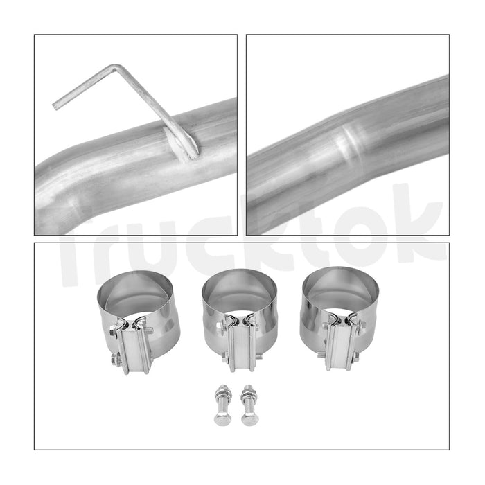 TruckTok 2011-2015 Chevy/GMC Duramax 4" Diesel LML DPF & CAT Delete Pi