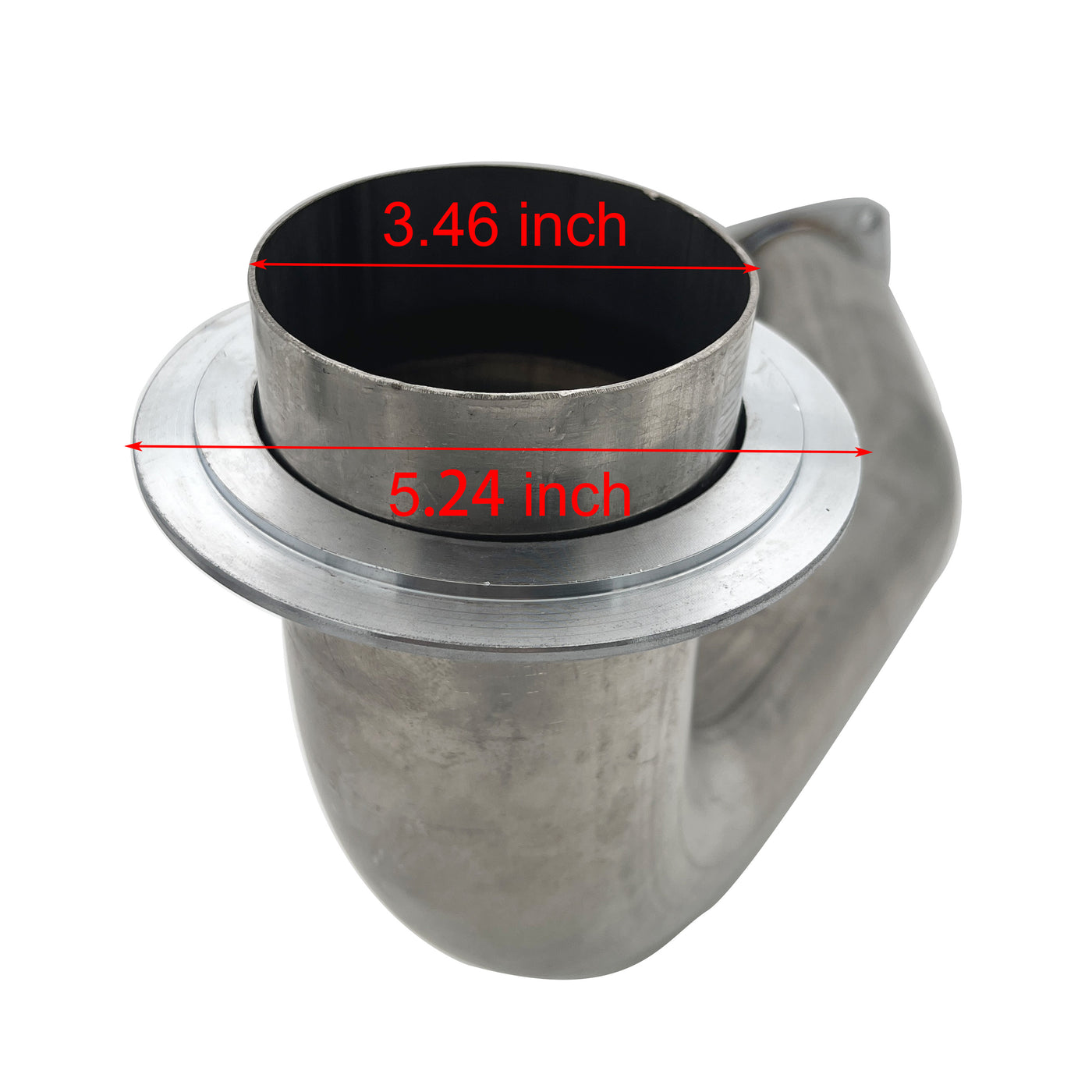 2017-2023 6.6L Duramax 3.5'' Downpipe Exhaust w/EGR Cooler Delete kit ...