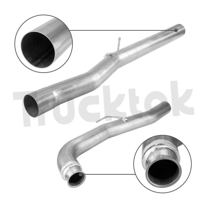 TruckTok 2011-2015 Chevy/GMC Duramax 4" Diesel LML DPF & CAT Delete Pi