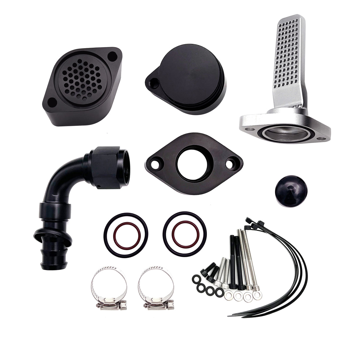 2011-2023 6.7L Powerstroke CCV PCV Reroute Engine Ventilation Kit ...