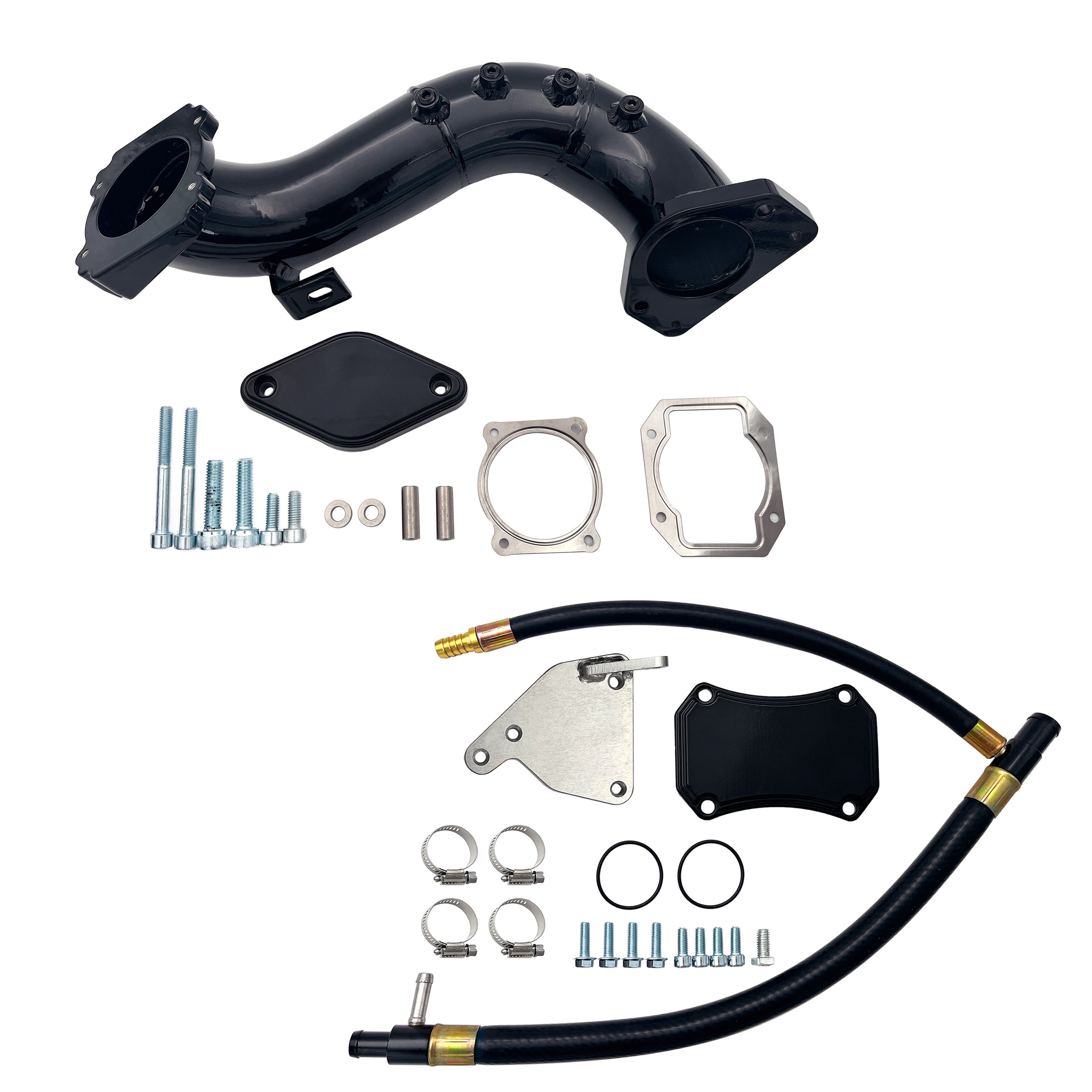 2011-2015 6.6L Duramax LML Diesel Intake Elbow & EGR Cooler Delete Kit ...