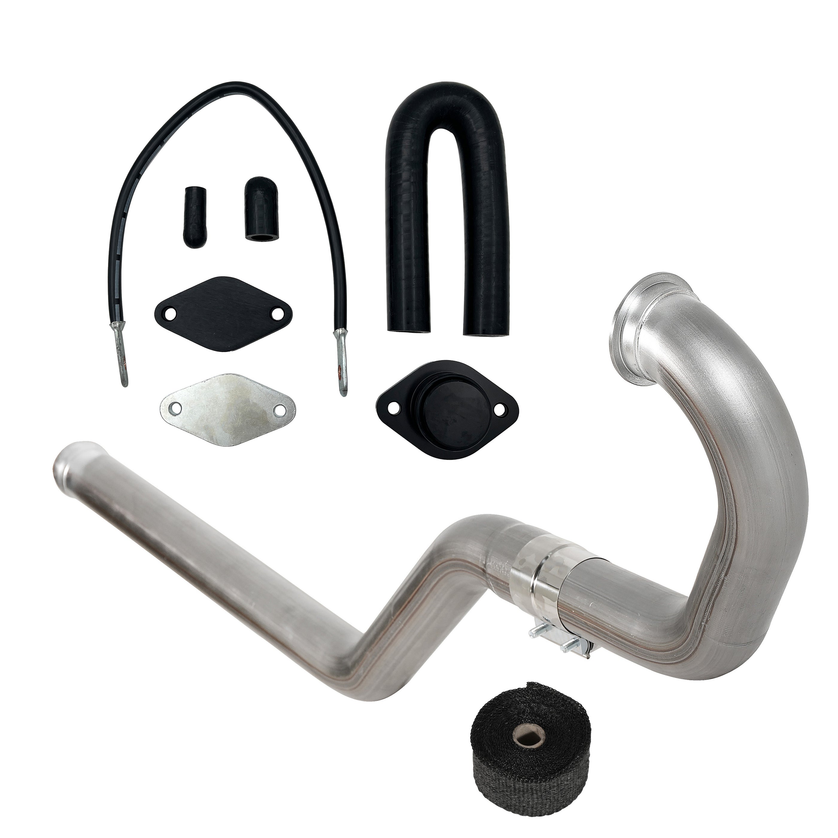 2020-2022 3.0L LM2 Duramax 3" Turbo Back DPF Delete Pipe & EGR Delete kit | TruckTok
