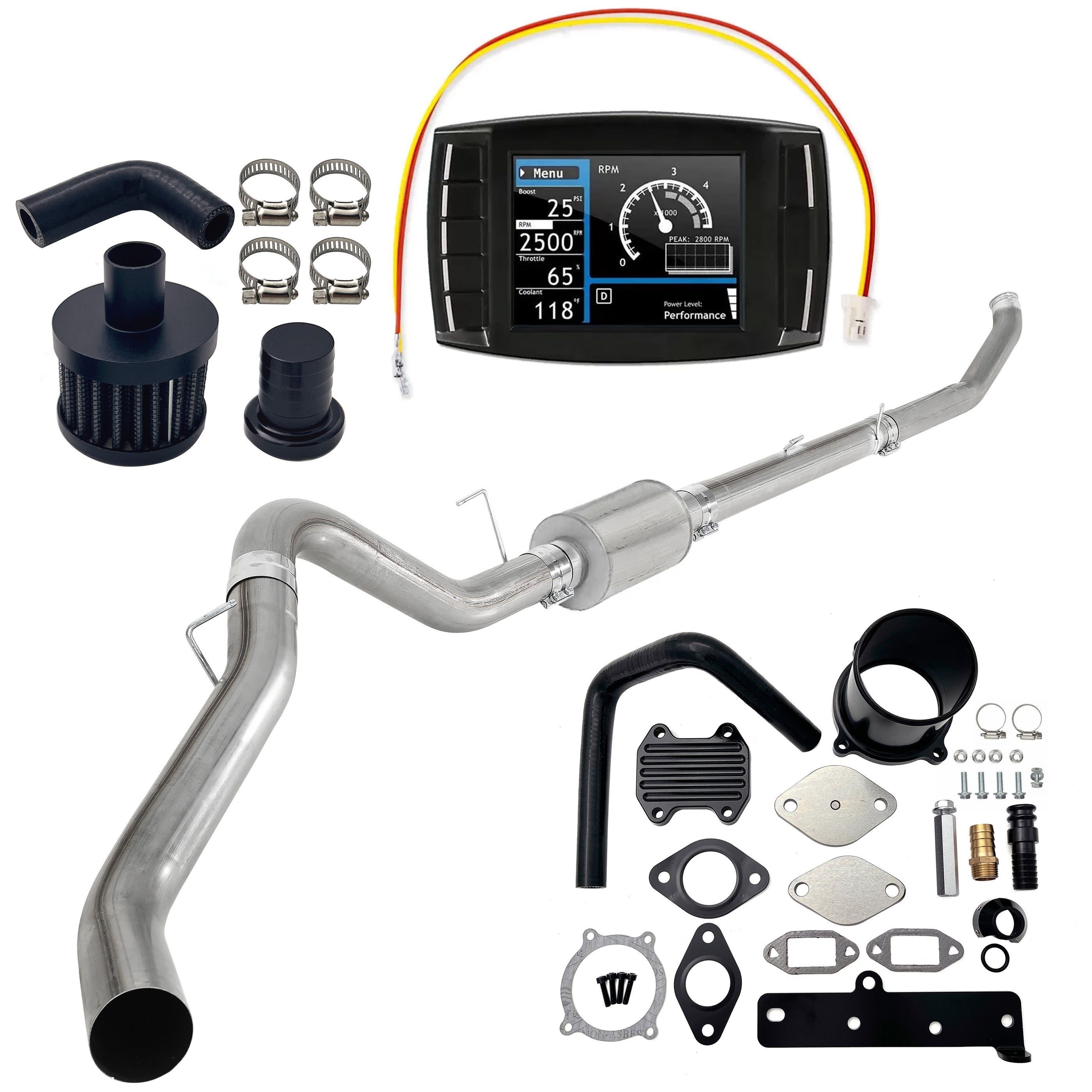 5" DPF/EGR/CCV Delete 2013-2018 6.7L Ram Cummins All-in-One Kit | Trucktok