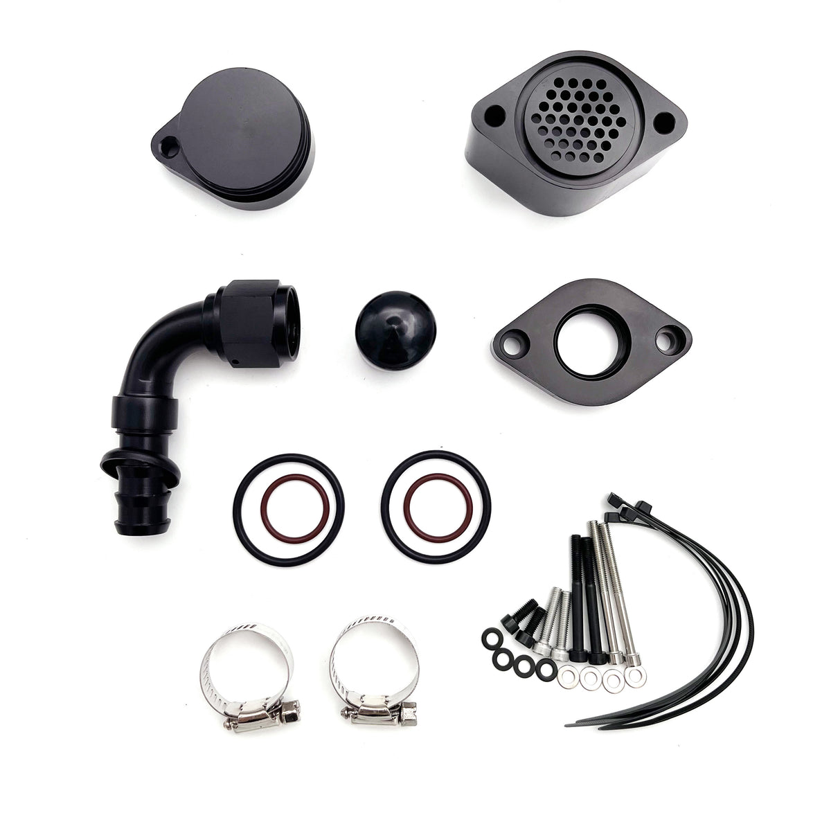 2011-2023 6.7L Powerstroke CCV PCV Reroute Engine Ventilation Kit ...